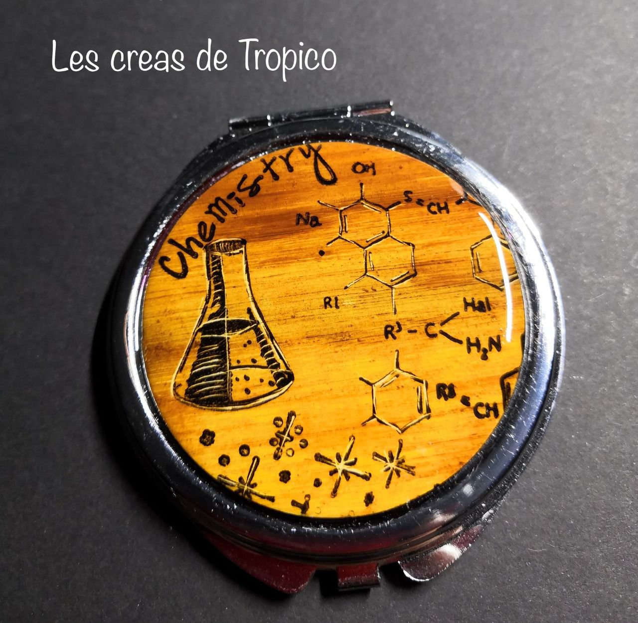 MIROIR SAC FIMO CHIMIE MOLECULES